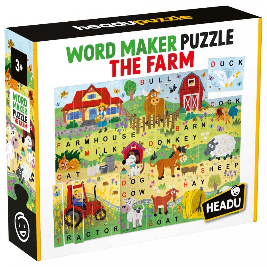 Word Maker Puzzle - The Farm | Centroscuola