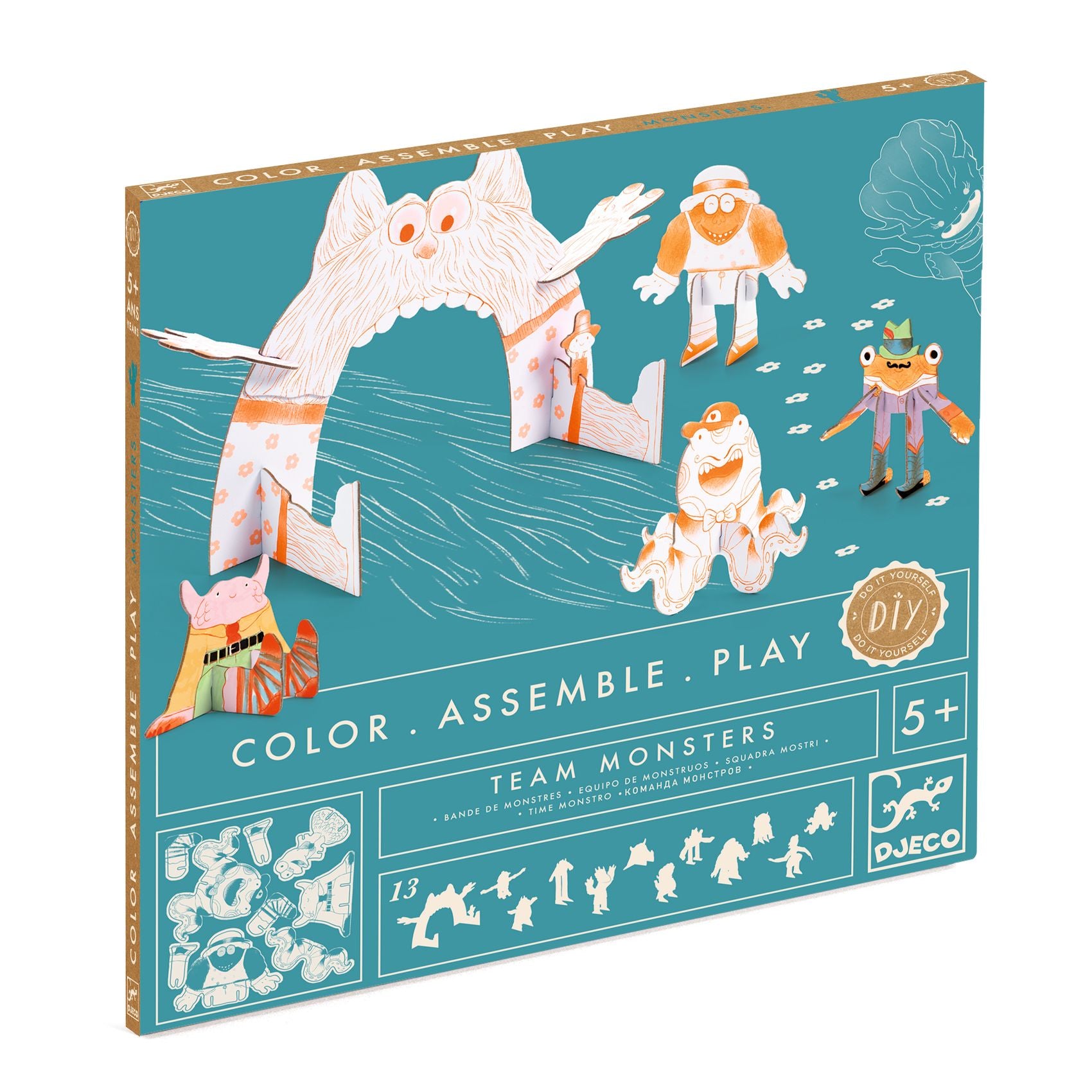 Team Monsters - Color Assemble Play